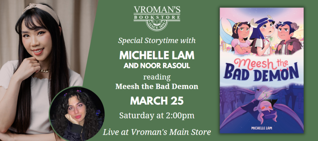 Vroman's: Special Storytime with Michelle Lam of Meesh the Bad Demon #1 » Playhouse Village ...