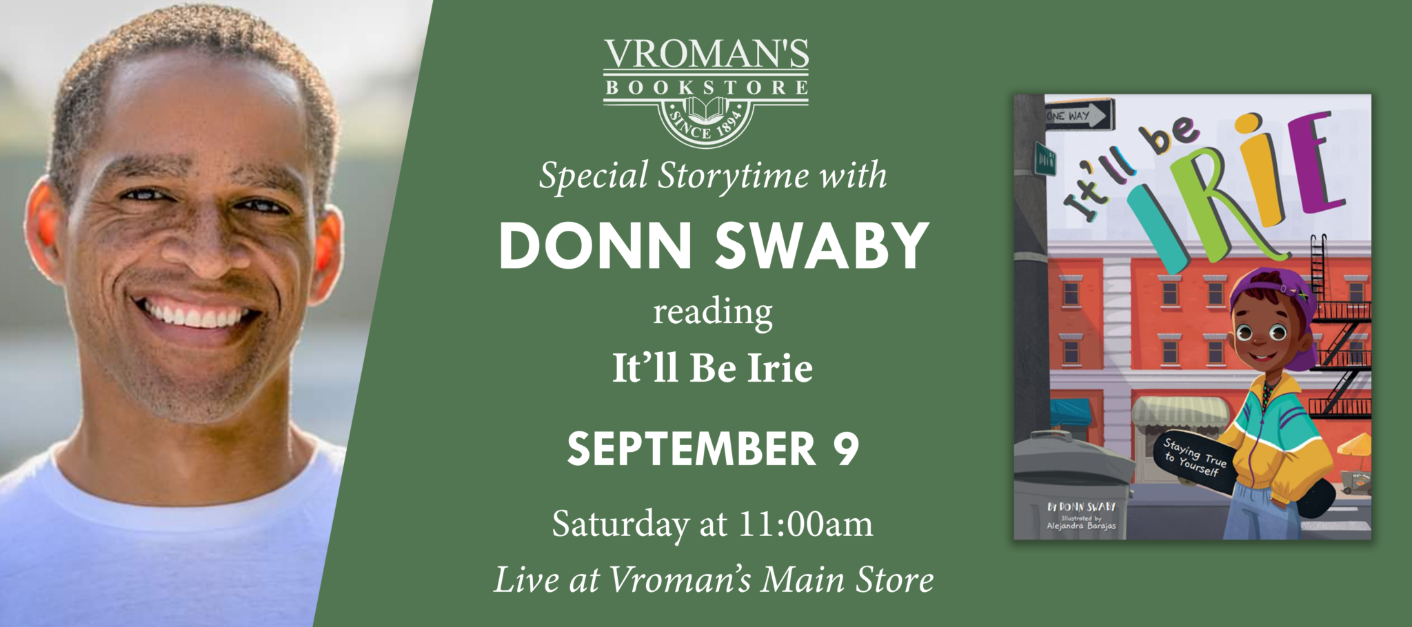 Vroman's: Special Storytime featuring Donn Swaby Reading from It'll Be ...