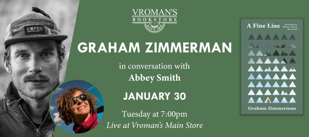Vroman's: Graham Zimmerman, in conversation with Abbey Smith, discusses A Fine Line » Playhouse ...