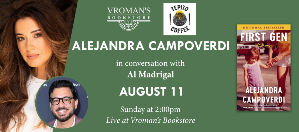 Vroman's Bookstore: Alejandra Campoverdi, in conversation with Al ...